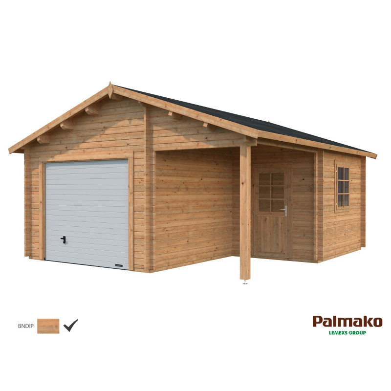 Garaje Roger 21,9+5,2 m² · Garaje Madera · Tienda Modulexter