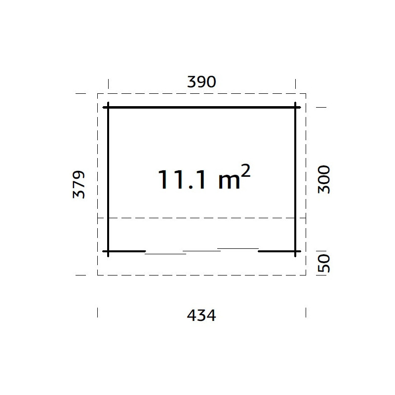 Cabaña Inés 11,1 m² Slide · Casetas Jardín Madera · Tienda Modulexter