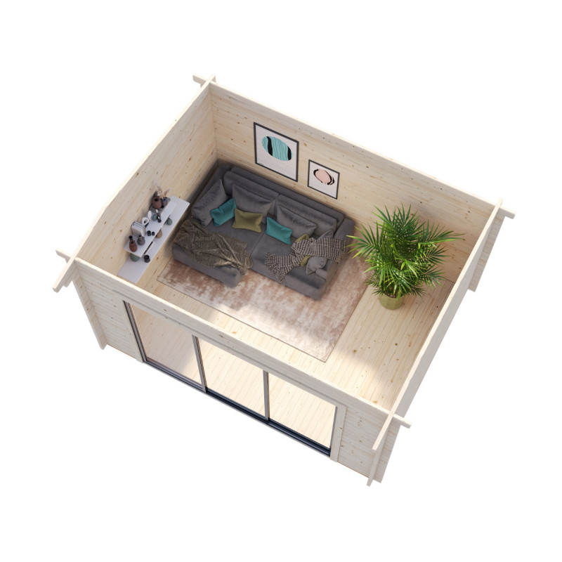 Cabaña Inés 11,1 m² Slide Plus · Casetas Jardín · Tienda Modulexter